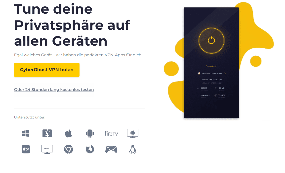 CyberGhost Test 2023: VPN zum besten Preis