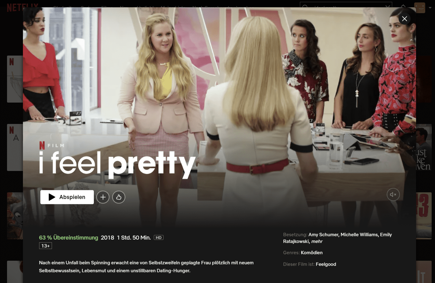 „I Feel Pretty“ auf Netflix in Deutschland schauen 2025: So geht’s!